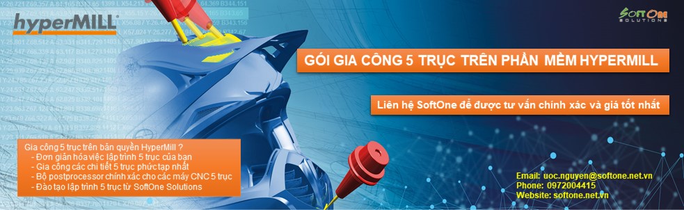 Gia công 5 trục trên phần mềm HyperMILL